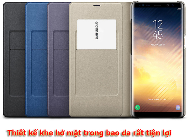 Bao Da Samsung LED View Galaxy Note 8 - Hàng Chính Hãng
