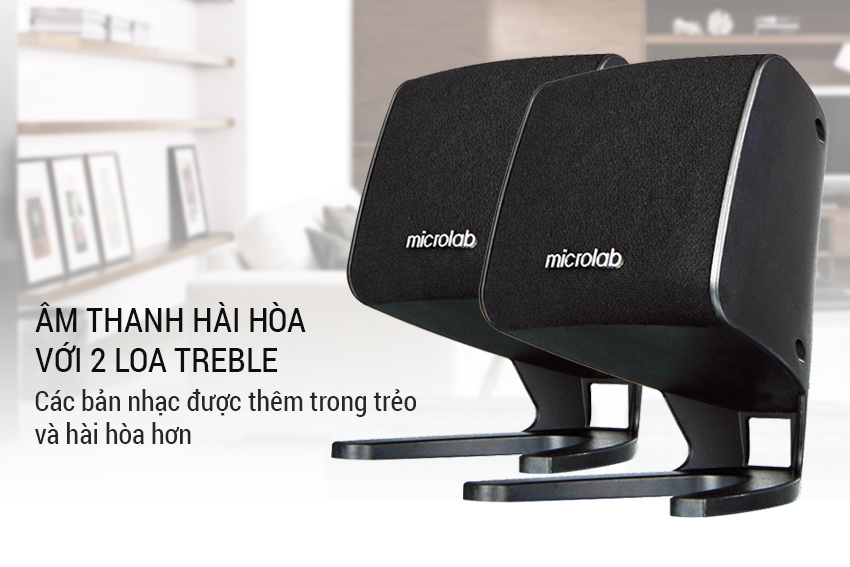 Loa Vi Tính Microlab M-108 2.1 (11W) - Hàng Chính Hãng